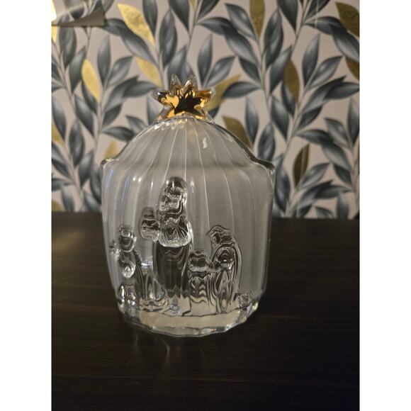 Mikasa | Holiday | Mikasa Golden Stars Three Kings Sculpture Crystal ...